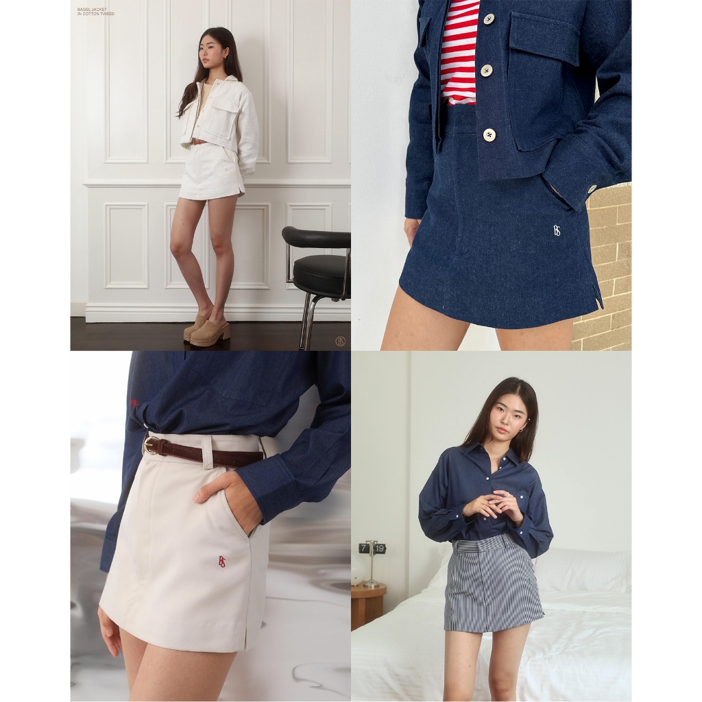Before Sunset Mayo Mini Skort กระโปรงกางเกง ทรง Mini Skirt มีกางเกงซับใน Shopee Thailand
