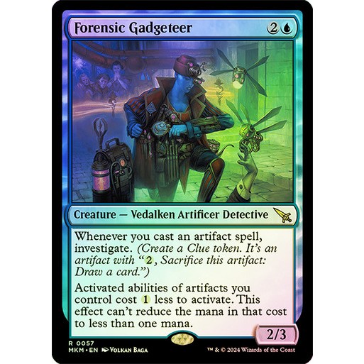[MTG][Single][MKM] Forensic Gadgateer ระดับ Rare [ภาษาอังกฤษ] | Shopee ...