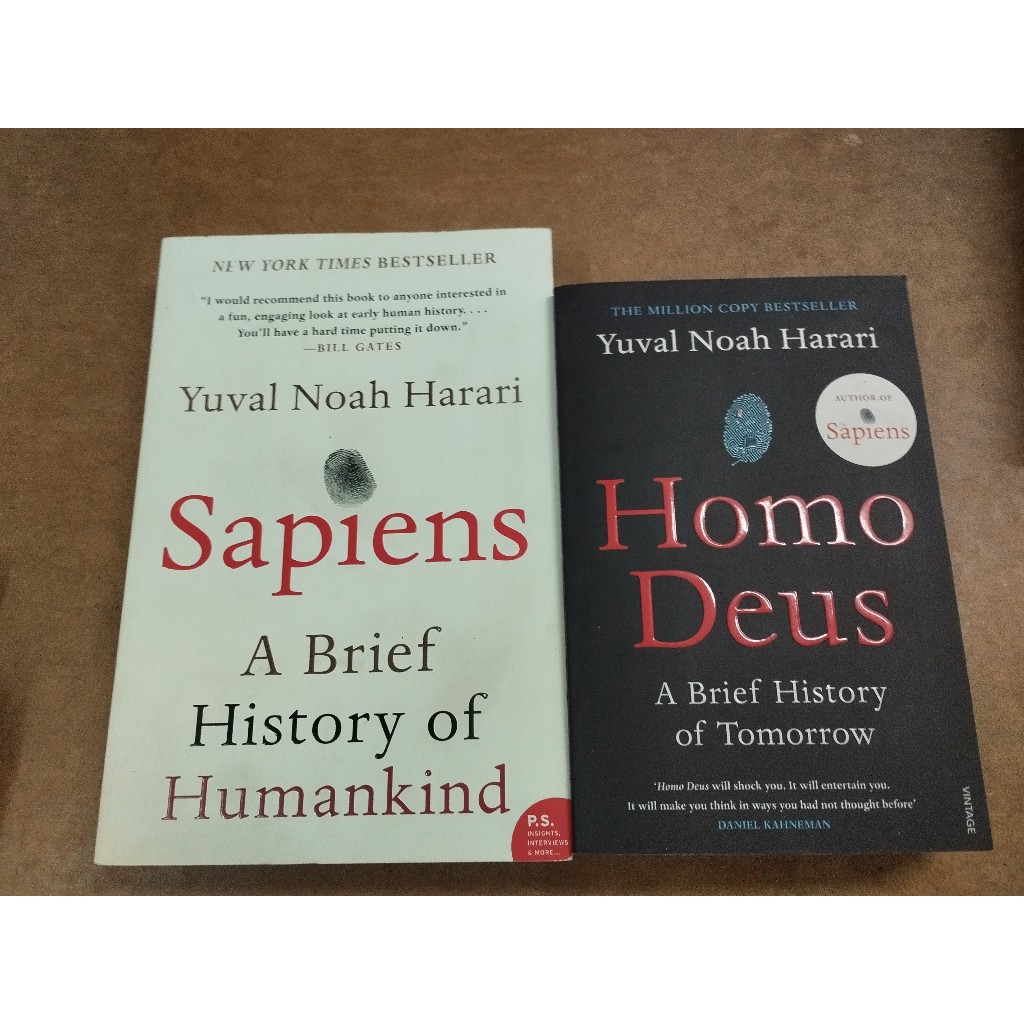หนังสือ SAPIENS: A BRIEF HISTORY OF HUMANKIND + HOMO DEUS: A BRIEF ...