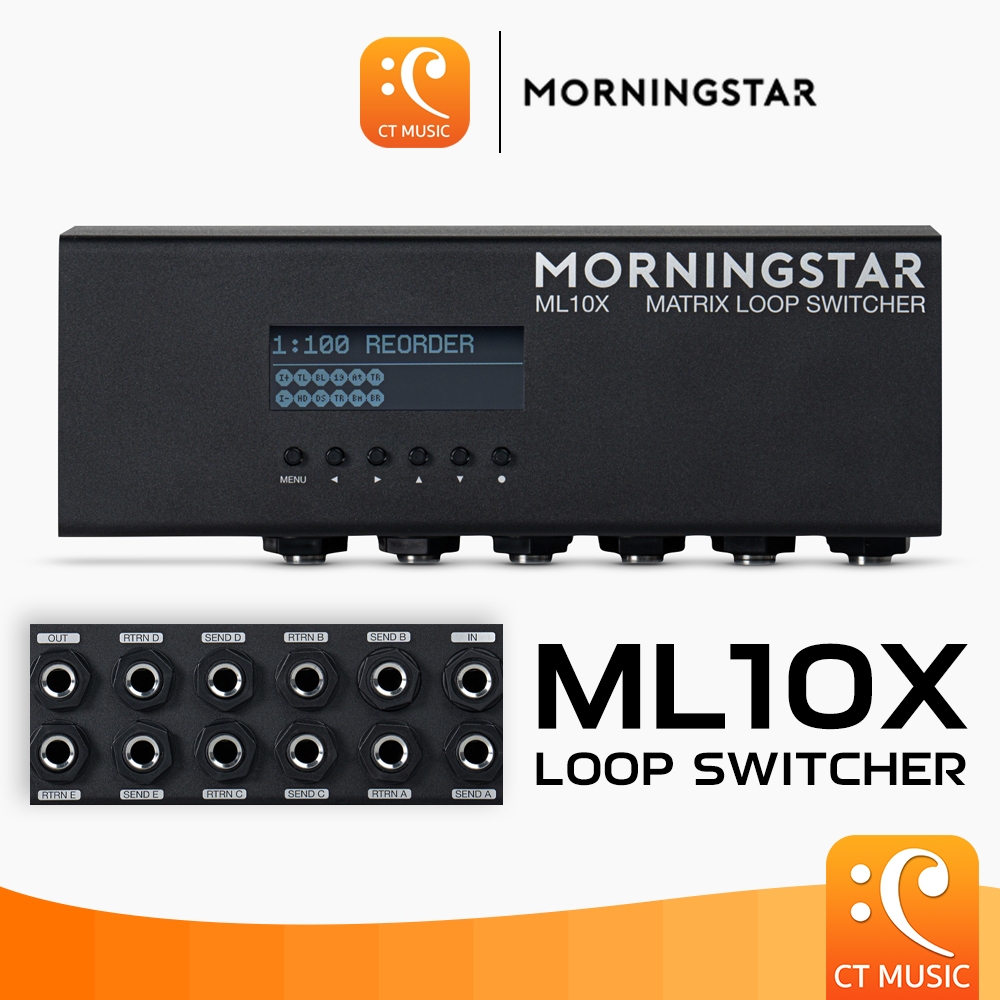 Morningstar ML10X Stereo Reorderable Loop Switcher ML 10X | Shopee Thailand