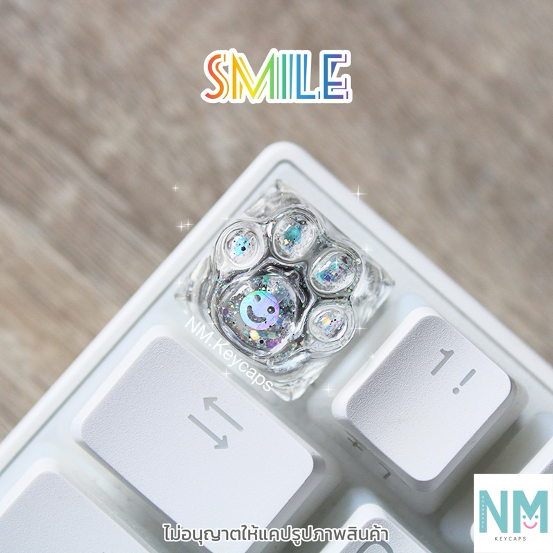 Keycaps Meow Hologram สำหรับ Mechanical Keyboard | Shopee Thailand