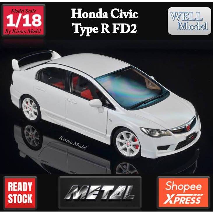 โมเดลรถCivicfd2 โมเดลรถCivictypeR 1/18 โมเดลรถHondaCivicfd2typeR โมเดลรถHondaCivictypeR โมเดลรถ ...