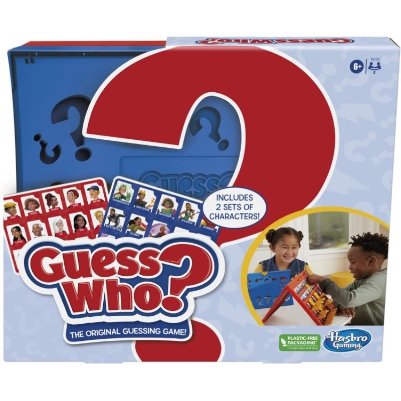 Hasbro Gaming Guess Who? Original, 2 Player Board Games for Kids ...