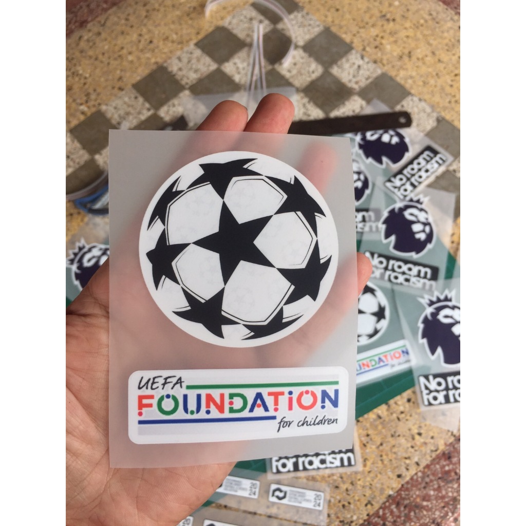 อาร์ม ติดเสื้อบอล ยูฟ่า แชมเปียนส์ ลีค UCL Patch Badge 2021-2024 ...