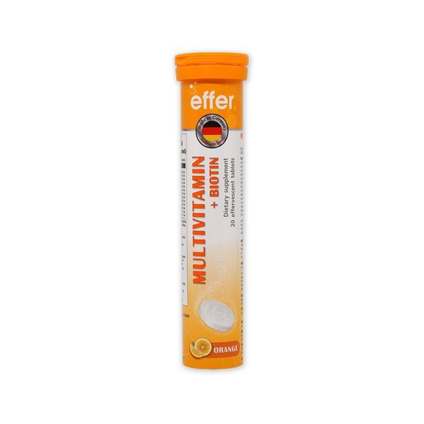 EFFER MULTIVITAMIN+BIOTIN 20'S คืนความสดชื่น และความมีชีวิตชีวาสำหรับ ...