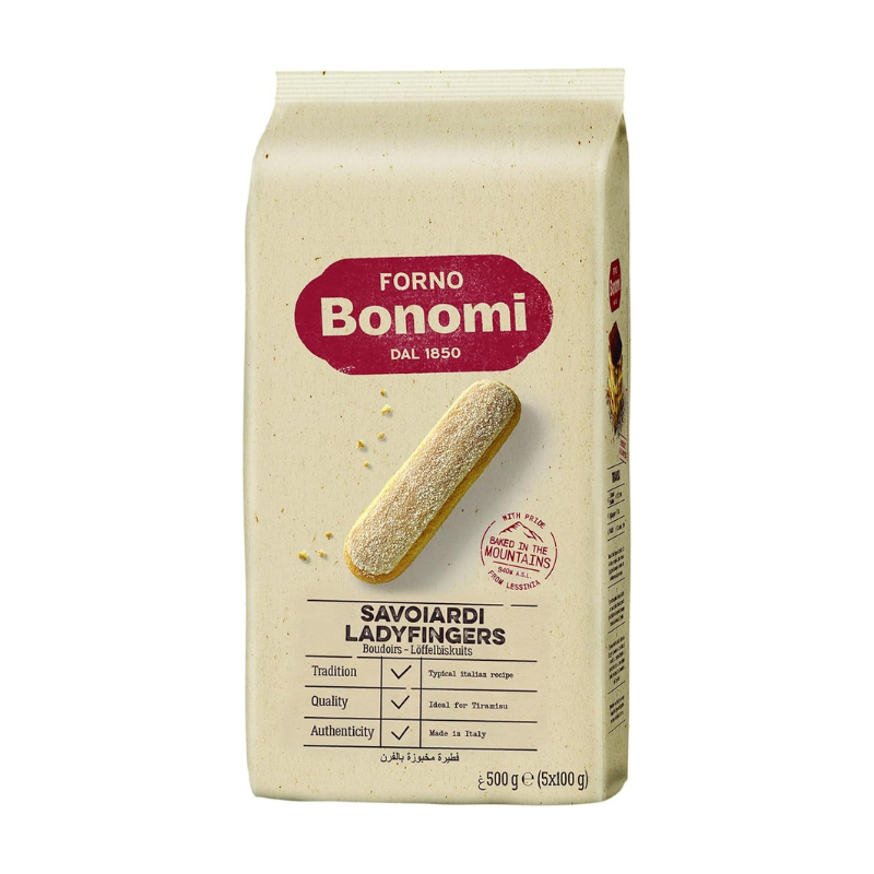 โบโนมิ เลดี้ฟิงเกอร์ 500 กรัม - Ladyfinger Biscuits Savoiardi 500g ...