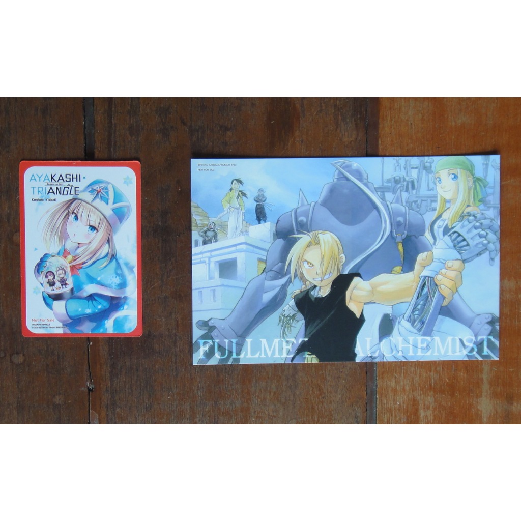 การ์ดแดง Ayakashi x Triangle เรื่องอลวน คน ปีศาจ + โปสการ์ด Fullmetal ...