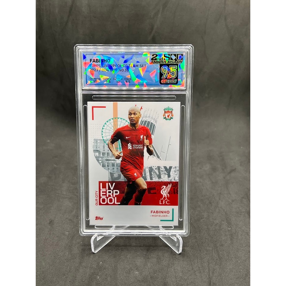 การ์ดนักฟุตบอล TOPPS / LIVERPOOL FC TEAM SET 2023 /Graded SQC +FREE ...