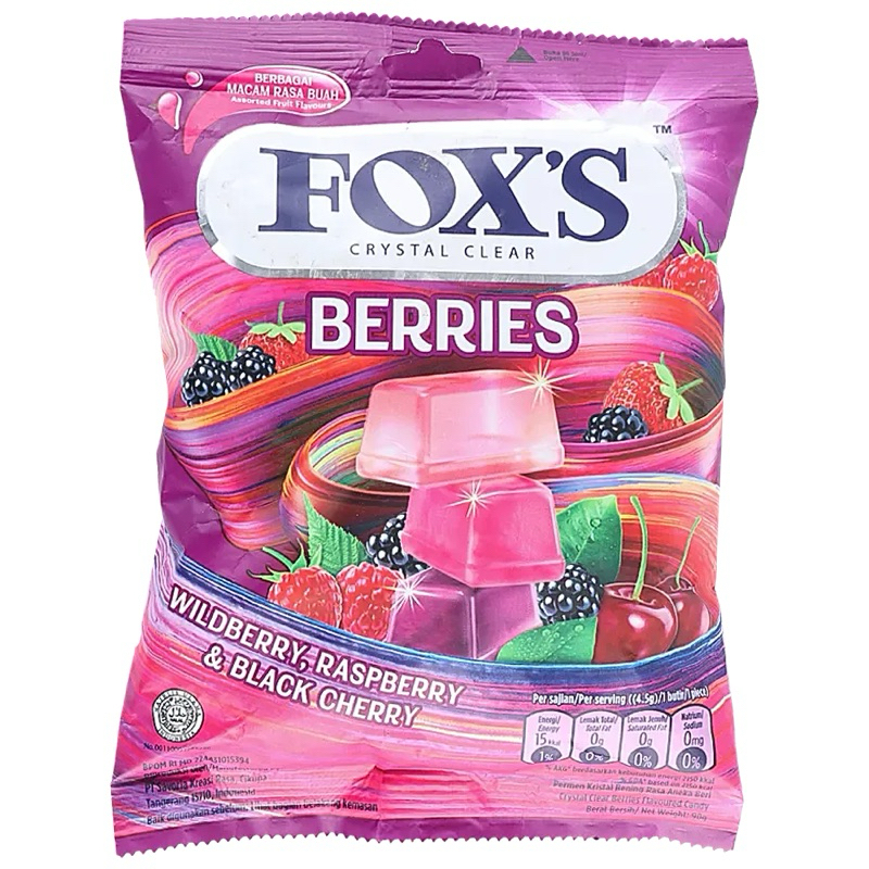 Fox’s Crystal Clear Candy (90g) - ฟอกซ์ลูกกวาดแคนดี้รสผลไม้ ขนาด 90 กรัม | Shopee Thailand