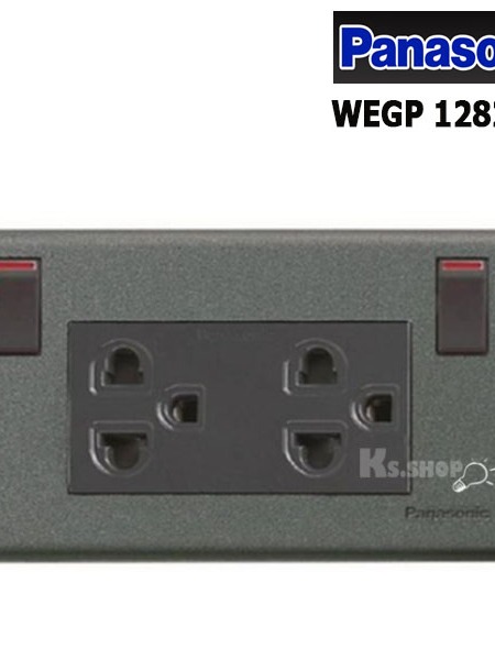 PANASONIC ชุดเต้ารับคู่ 2 ขา 2 ช่อง WEGP 1282 ครบสี | Shopee Thailand