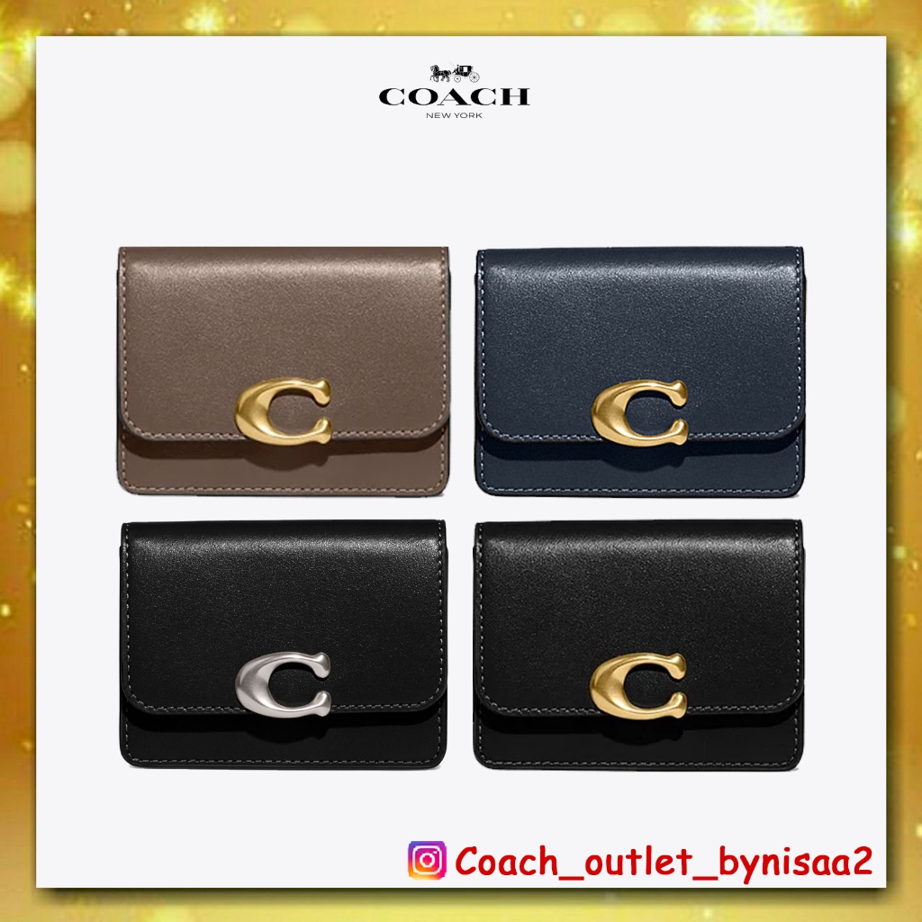 COACH CARD CASE WALLET BANDIT | Shopee Thailand