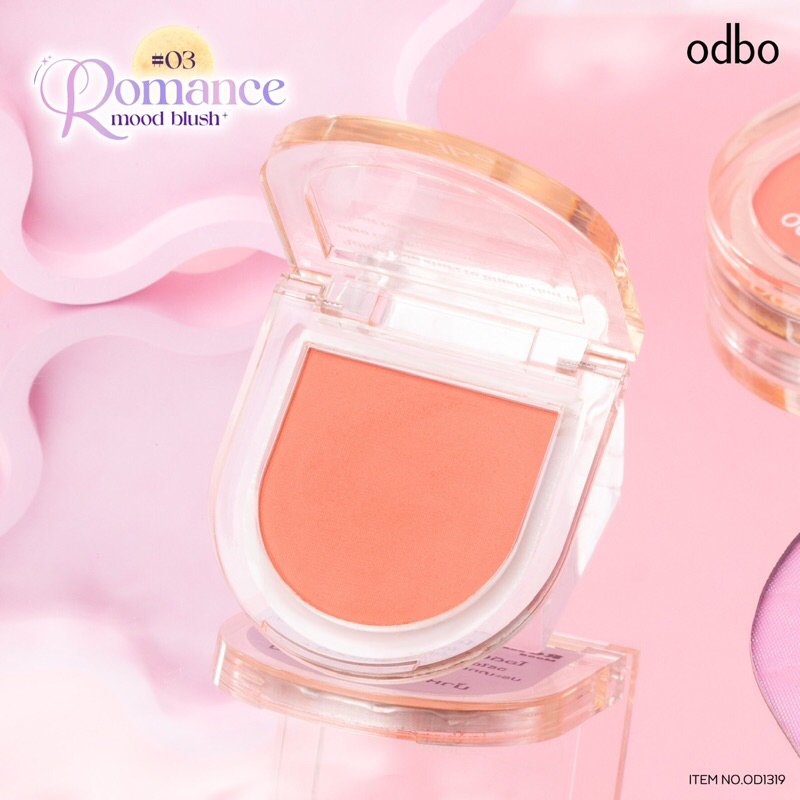 Odbo Romance Mood Blush OD1319 2.8g. โอดีบีโอ โรแมนซ์ มู้ด บลัช | Shopee Thailand