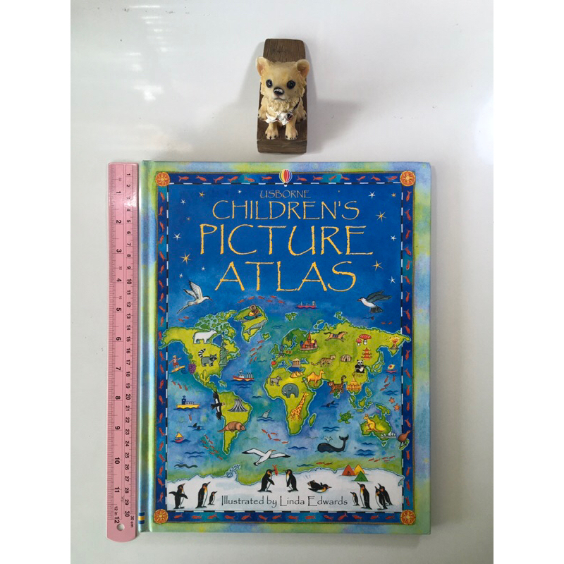 Usborne Children’s Picture Atlas (บางเล่มมุมถลอกเล็กน้อย) หนังสือปกแข็ง ...