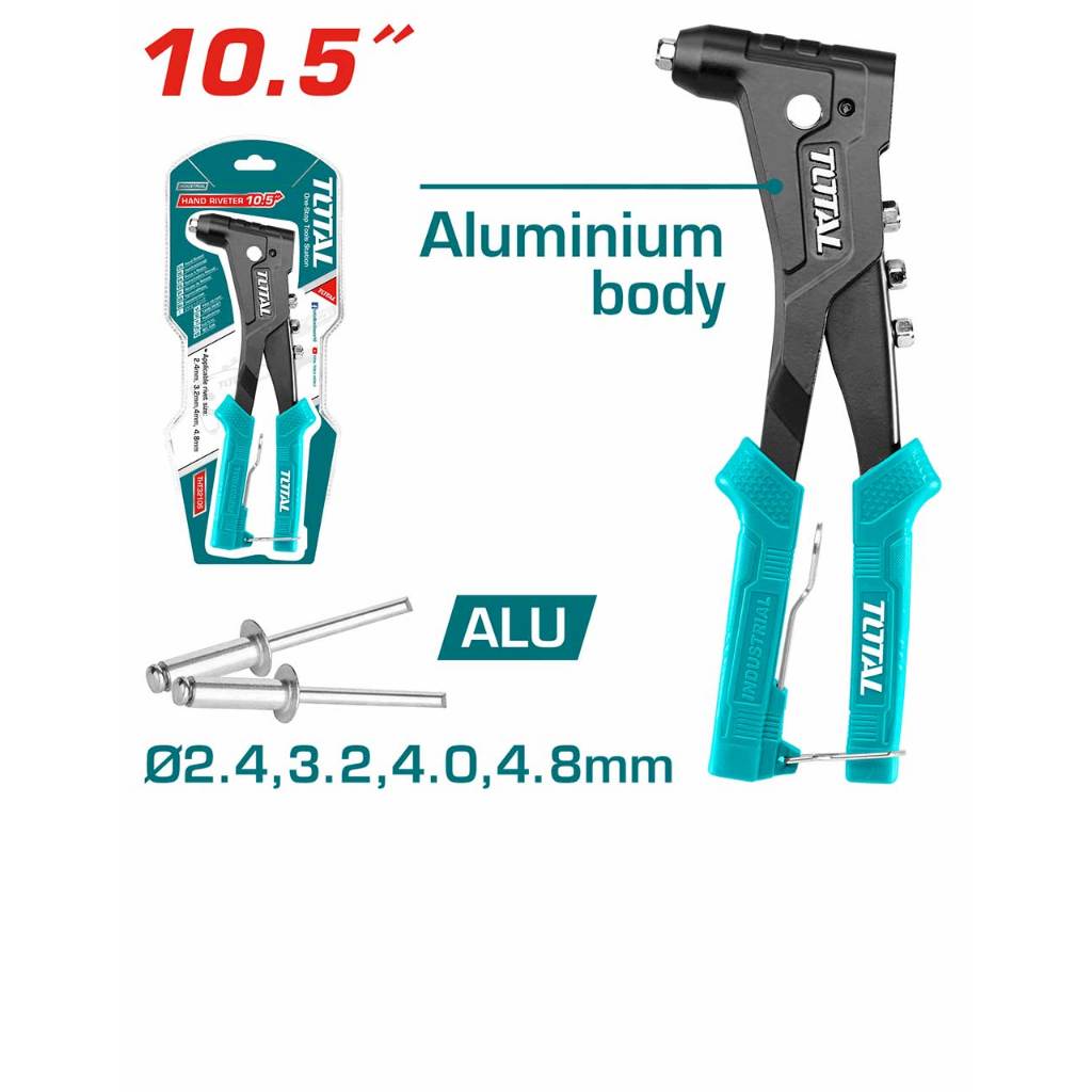 TOTAL คีมย้ำรีเวท 10.5" รุ่น THT32108S /คีมย้ำรีเวทรุ่นงานหนัก 8" รุ่น ...