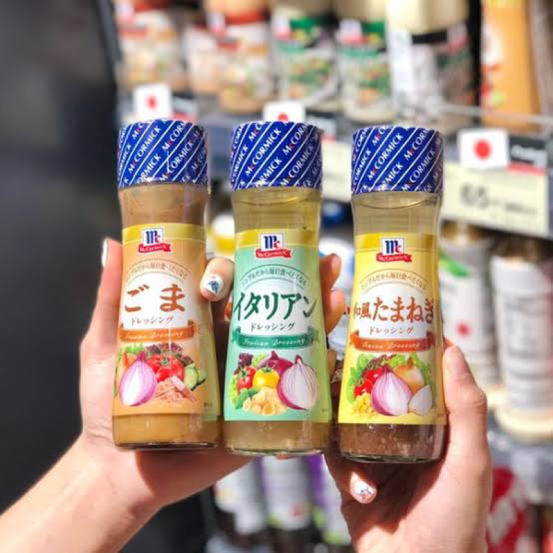 fl Mccormick dressing 150 ml. น้ำสลัด 3สูตร สไตล์ญี่ปุ่น รสงา ...
