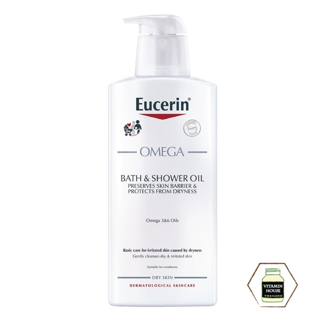 Eucerin OMEGA BATH & SHOWER OIL 400 ML | Shopee Thailand
