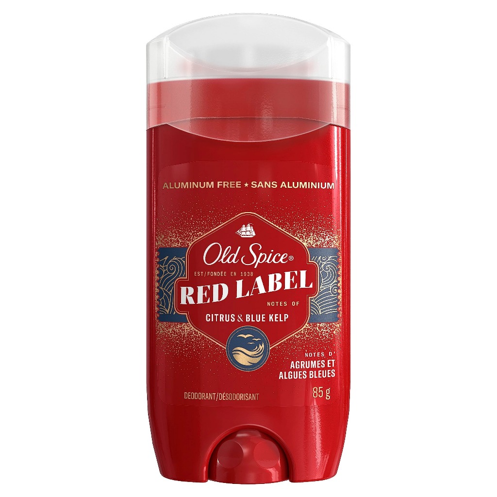 Old Spice RED LABEL CITRUS&BLUE KELP Deodorant for Men, 85gโอลด์สไปซ์ ...