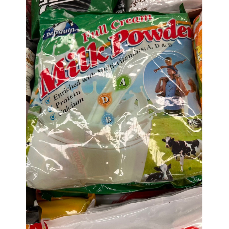 ပင်ဂွင်းတံဆိပ် နွာနို့ Penguin Full Cream Milk Powder 600g 30ซอง นมผง ...