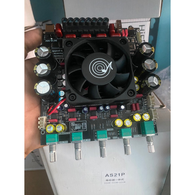 ซุปเปอร์แอมป์จิ๋ว ZK-AS21P, 300+300+600 W, TPA 3255 Chip | Shopee Thailand