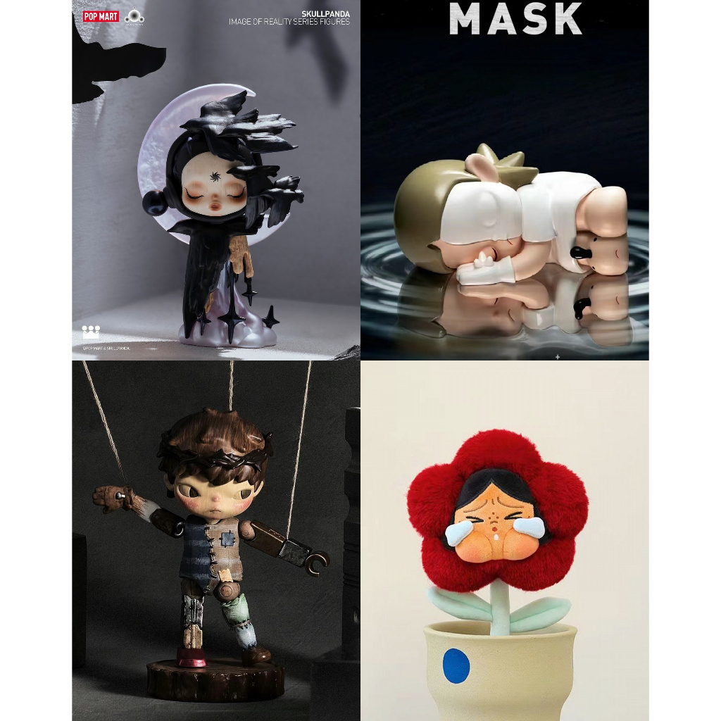 Secret รวม Secret Crybaby Hirono Molly Dimoo POPMART Secret โมเดล ฟิกเก ...