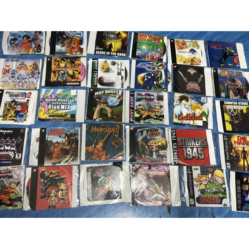 PS1,เกมส์ (6) แผ่นปั๊มรุ่นเก่า มือ 1 สภาพใส | Shopee Thailand