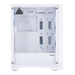 CASE (เคส) SAMA GZS (WHITE) (MICRO-ATX) | Shopee Thailand