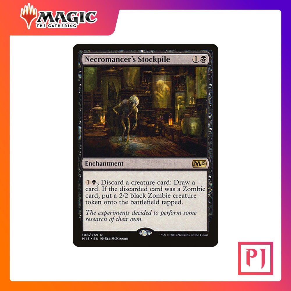 [MTG] Necromancer's Stockpile [M15] [BLACK] [RARE] [NORMAL] [ENG ...