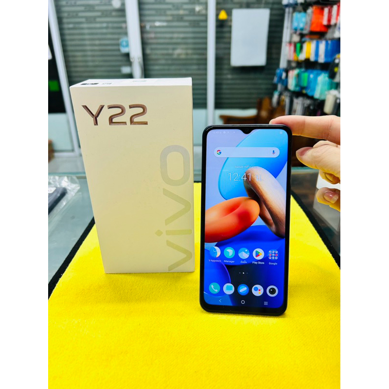 Vivo Y22 [2022] สภาพดี สวยเดิมใช้งานปกติทุกอย่าง | Shopee Thailand
