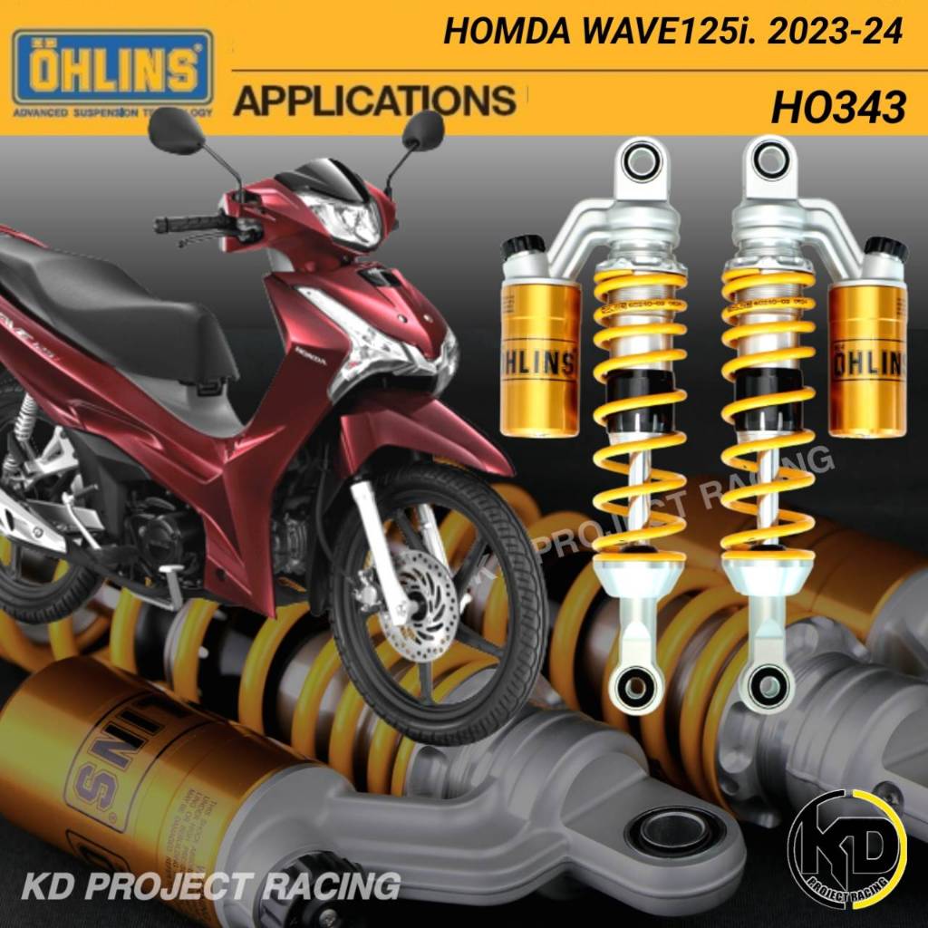 [โค้ด SKHIGH15 ลด 1000.-]โช๊คหลัง OHLINS Rear Shock HO 343 for HONDA ...