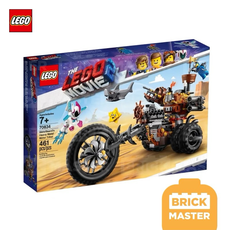Lego 70834 MetalBeard's Heavy Metal Motor Trike! The Movie 2 (retired ...