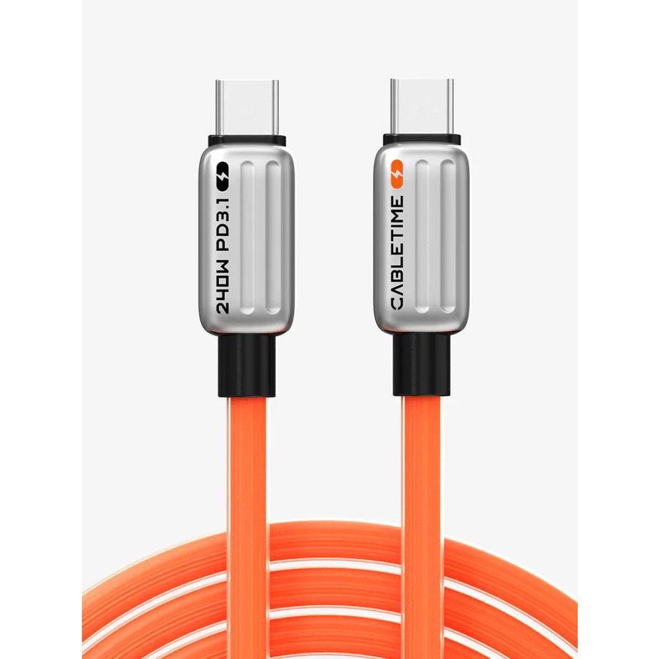 CABLETIME PD3.1 สายชาร์จ USB-C 240W อย่างรวดเร็ว2M สำหรับ I hone 15 PRO MAX รุ่น CU04L | Shopee ...