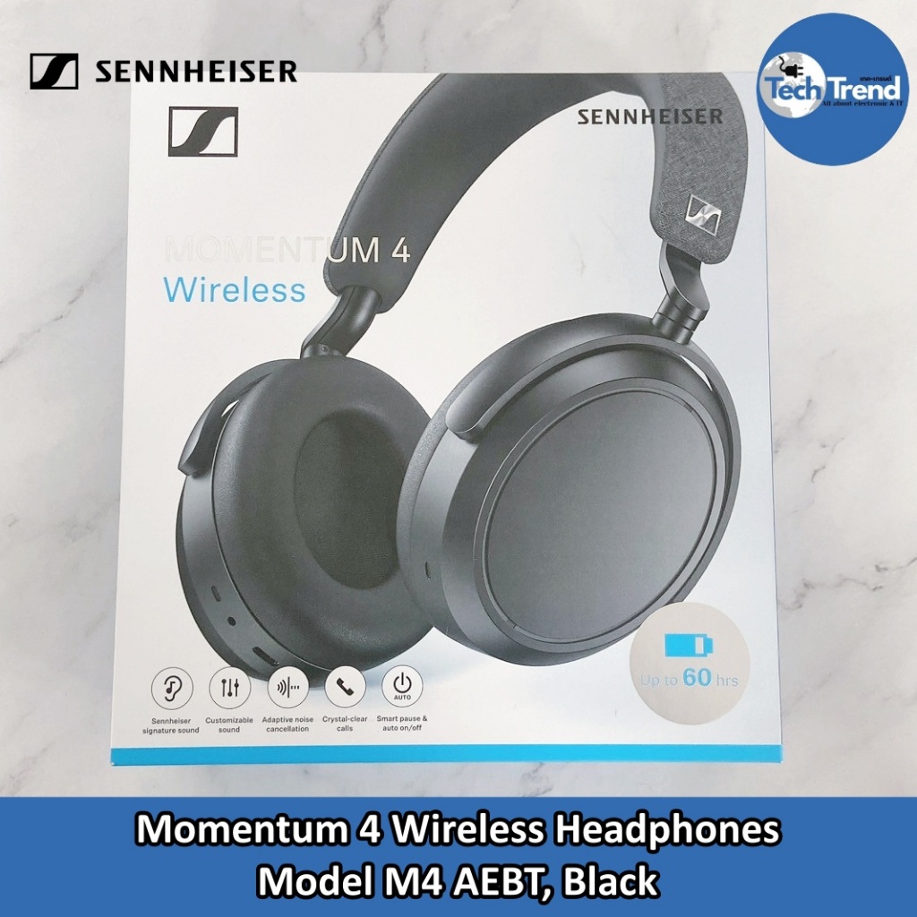 (Sennheiser) Momentum 4 Wireless Headphones (M4 AEBT) หูฟัง ไร้สาย แบบ ...