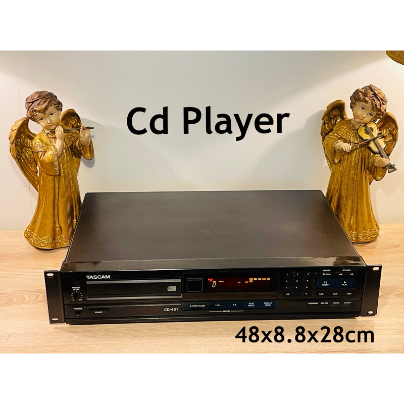 CD-02-010324 TASCAM CD-401 เครื่องเล่นซีดีมือสองจากประเทศญี่ปุ่น แถมหม้อแปลง | Shopee Thailand