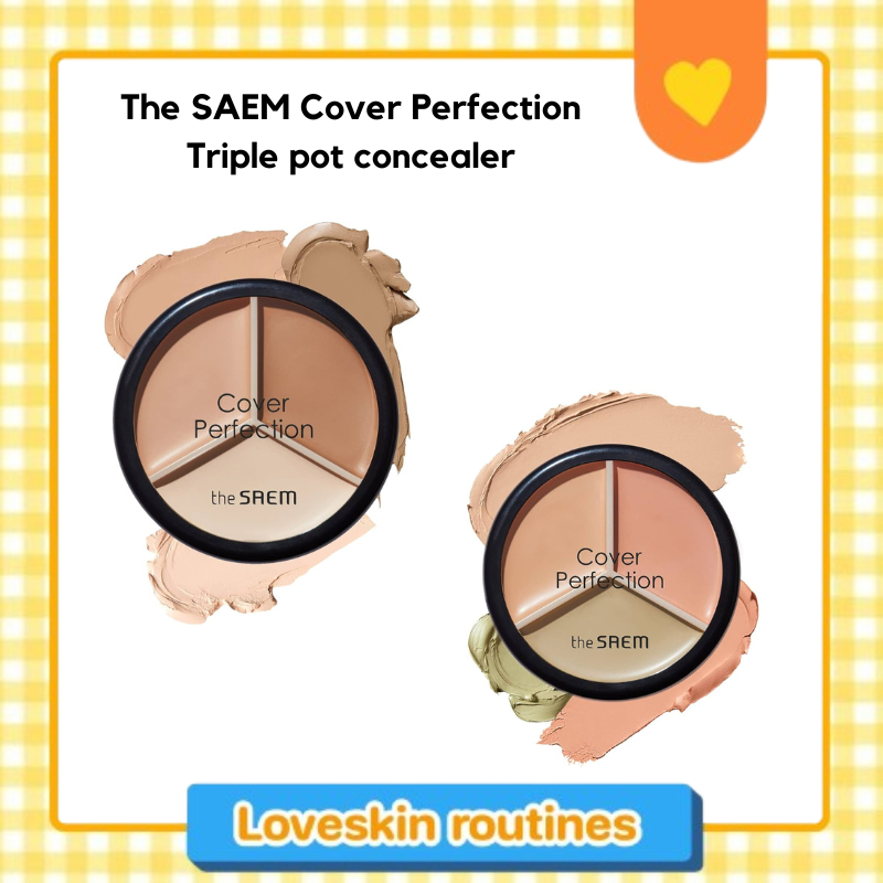 The SAEM Cover Perfection Triple pot concealer | Shopee Thailand