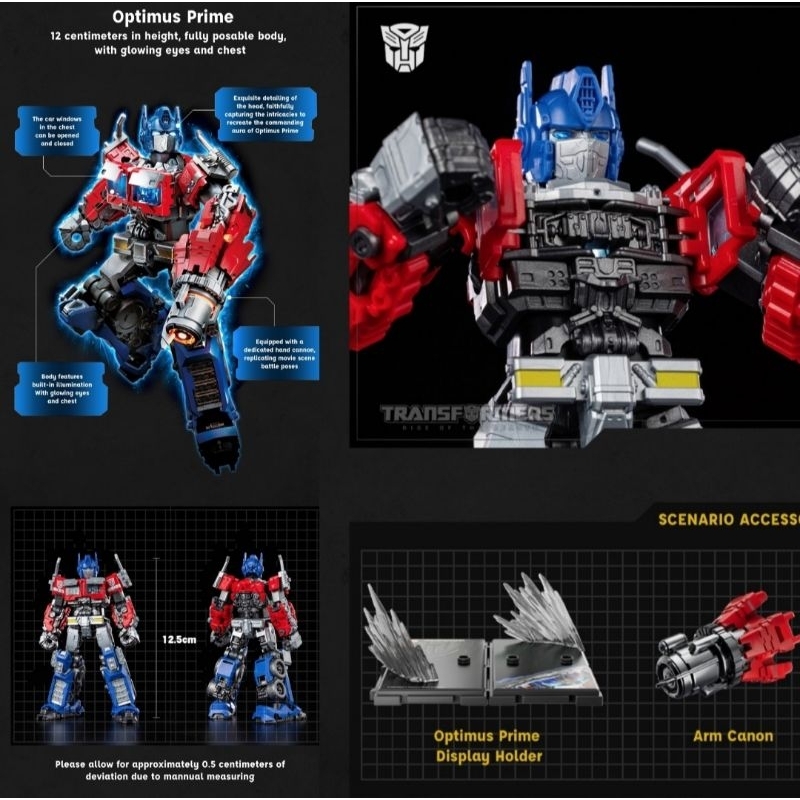 Blokees Transformers Optimus Prime, Bumblebee, Optimus Primal Robot ...