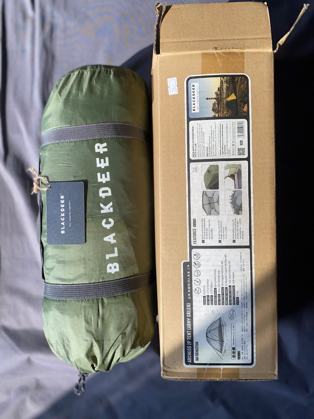 Blackdeer เต็นท์เดินป่า รุ่น Archeos 3P (Green Tent) ทรงโดม 2 ชั้น 2 ...