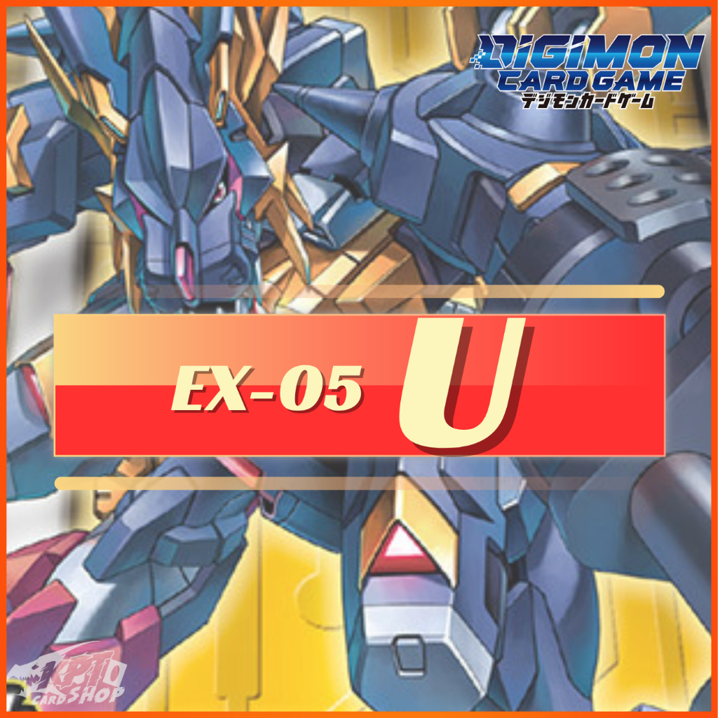 Digimon Card Game EX-05: การ์ดระดับ " U " | Shopee Thailand