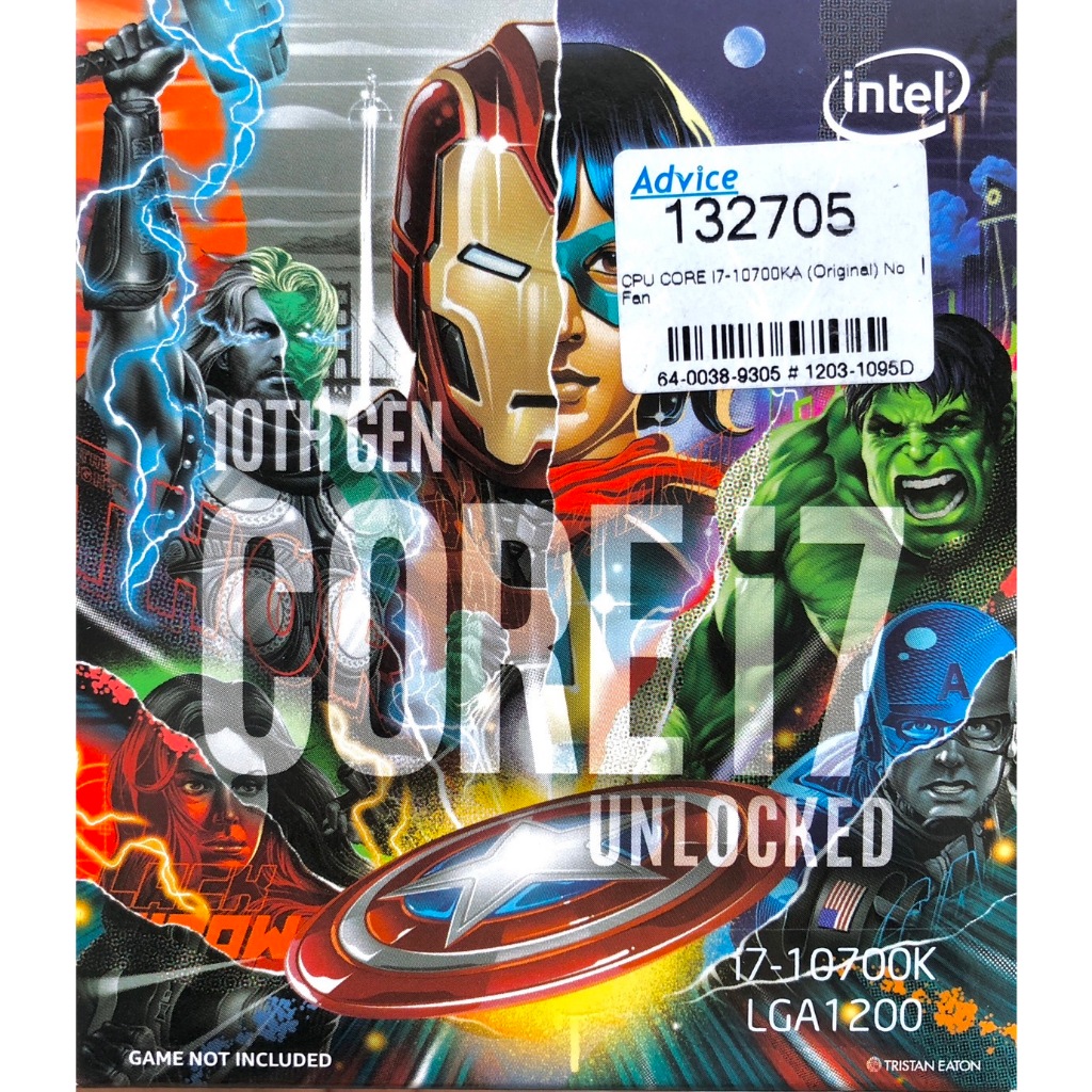 CPU (ซีพียู) INTEL CORE I7-10700KA (MARVEL AVENGERS) 3.8 GHz (SOCKET ...