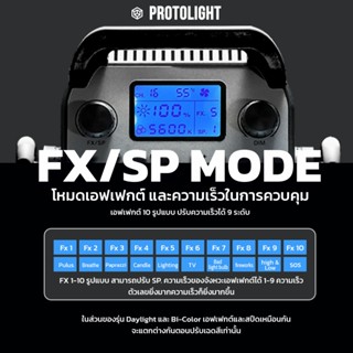 Protolight Mate 200/300 DX/BX LED COB ไฟต่อเนื่องสตูดิโอ ช่างภาพใช้เป็นไฟถ่ายรูป VDO ไลฟ์สด งาน ...