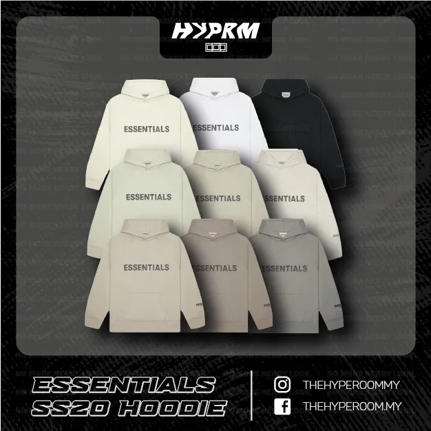 ESSENTIALS SS20 Collection Hoodie ลิขสิทธิ์แท้ 100% | Shopee Thailand