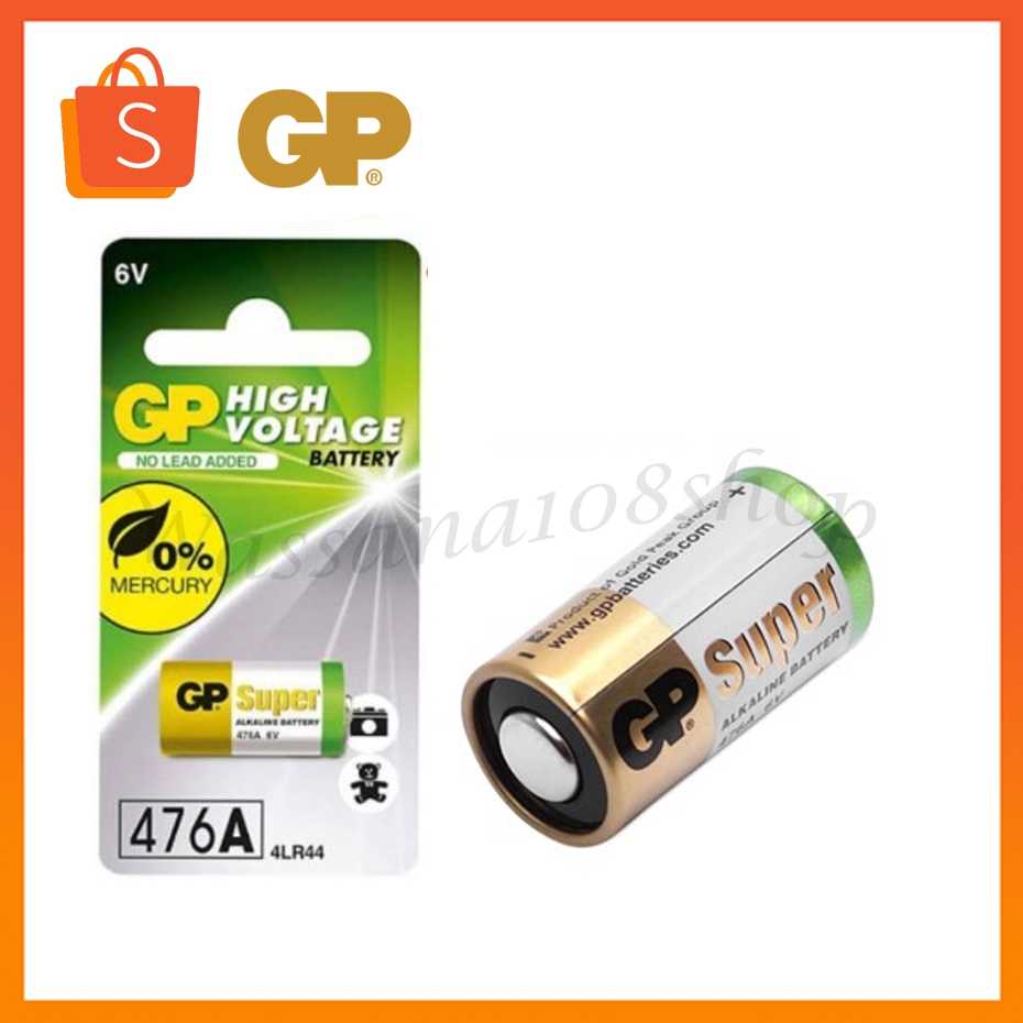 ถ่าน GP 4LR44 6V Alkaline Battery 476A ถ่านกล้อง ของบริษัท GP แท้ 100% ...