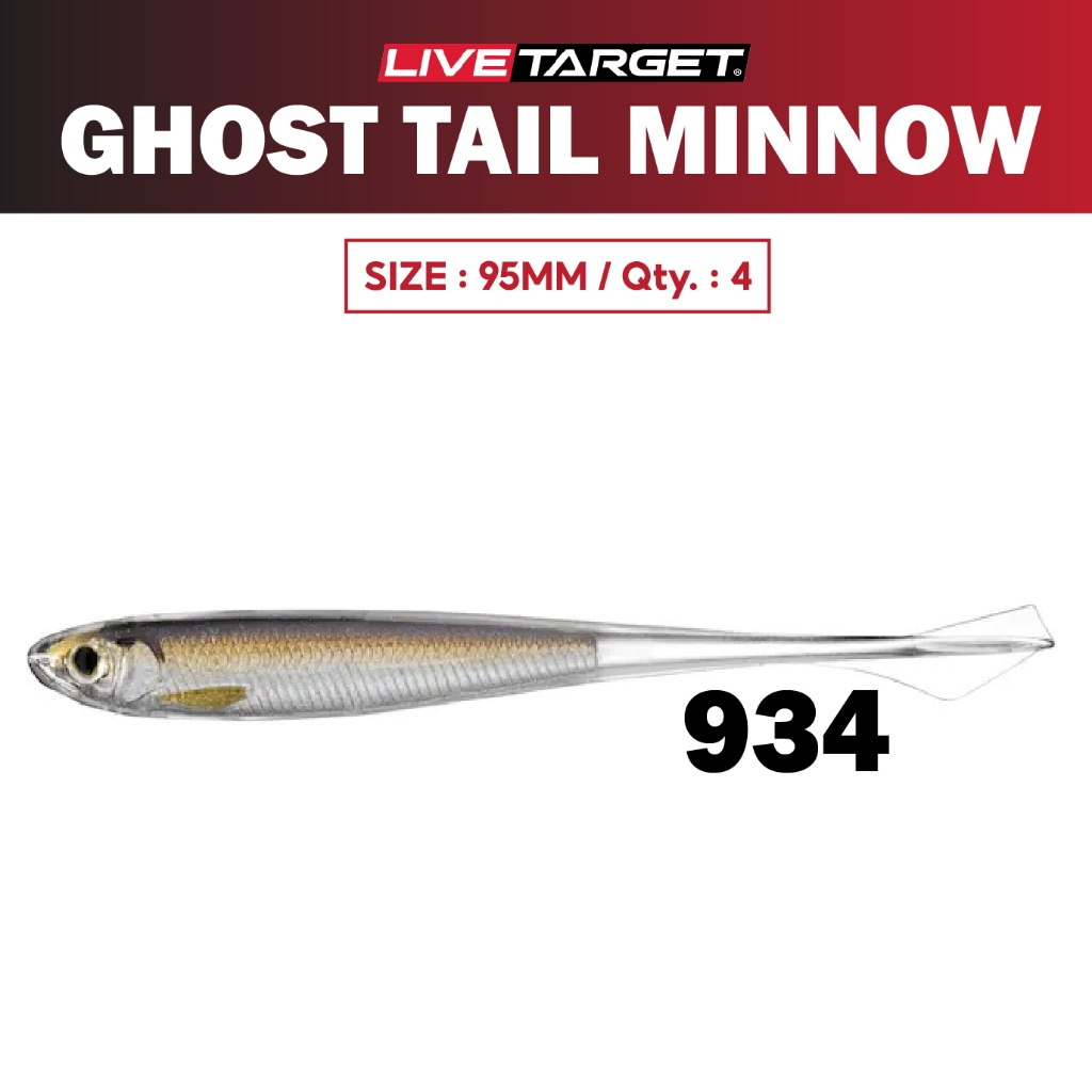 เหยื่อปลอม LIVE TARGET GHOST TAIL MINNOW | Shopee Thailand