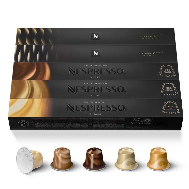 Nespresso Barista Creation Variety (Caramello/Vaniglia/Corto/Chiaro ...