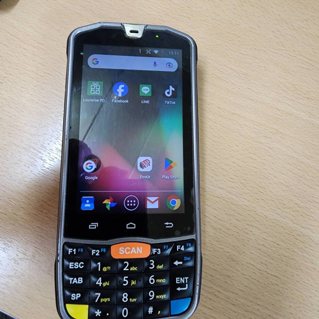 เครื่องอ่านบาร์โค้ดมือถือ Point Mobile PM66 มือสอง | Shopee Thailand