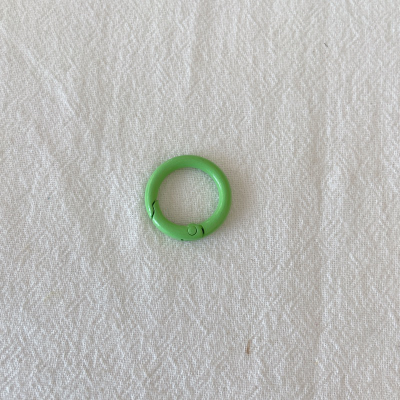 Y027 ตะขอกลมคล้องพวงกุญแจ ขนาด 2.4 cm ห่วงตกแต่งงานdiy | Shopee Thailand