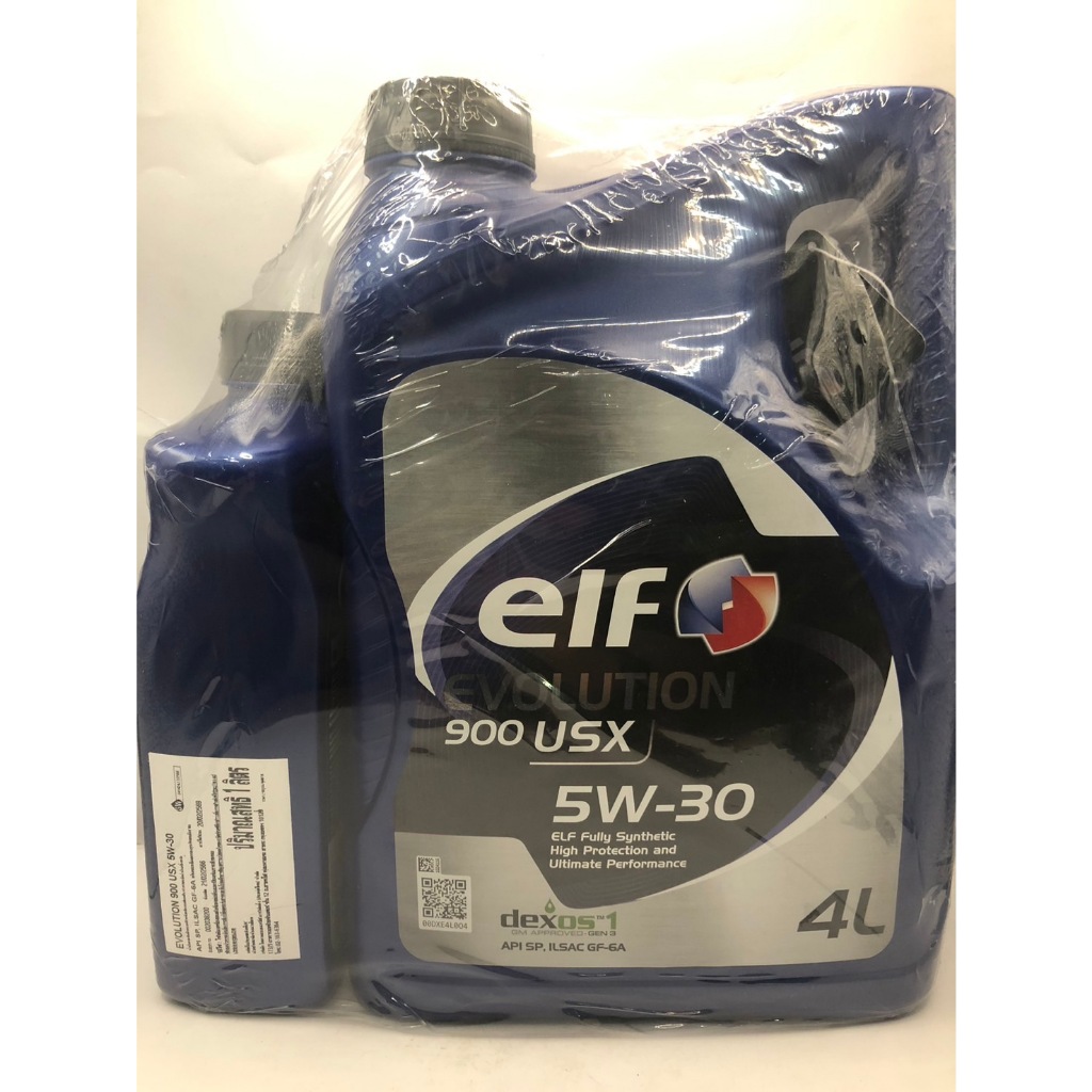 น้ำมันเครื่องเบนซิน เอลฟ์ อีโวลูชั่น 900 ยูเอสเอ็กซ์ 5W-30 4+1 ลิตร Elf ...