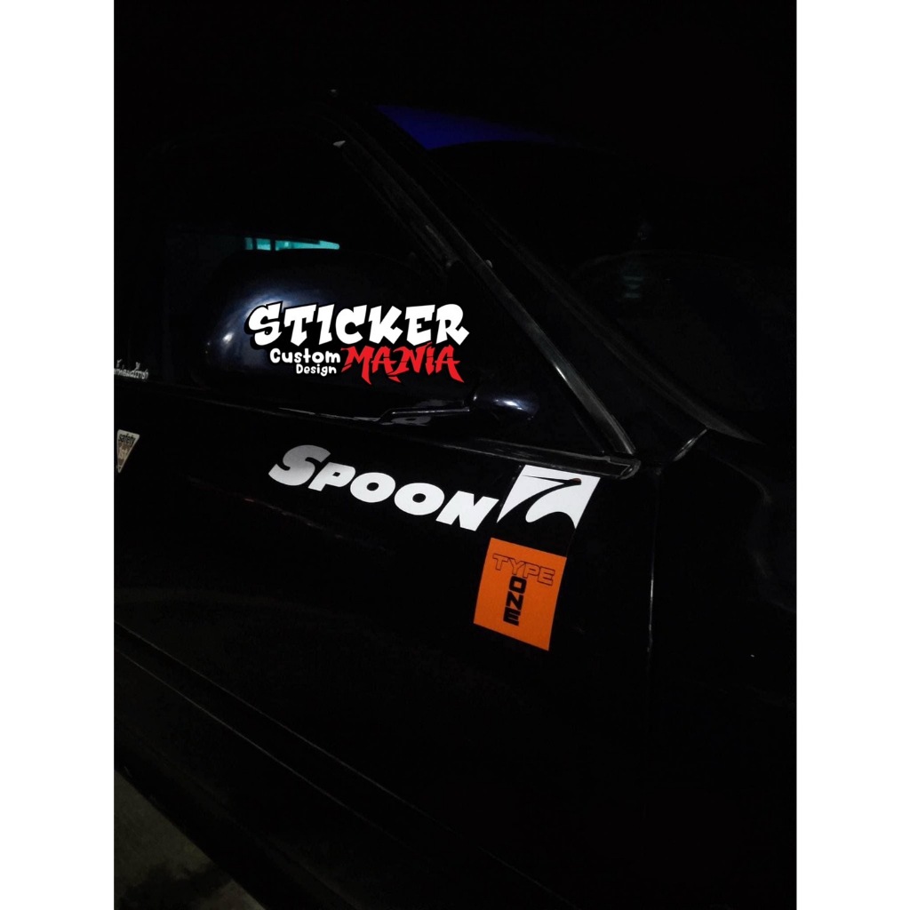 สติกเกอร์นกspoon งานพิมพร้อมเคลืบ spoon honda สติกเกอร์แต่งรถ | Shopee ...