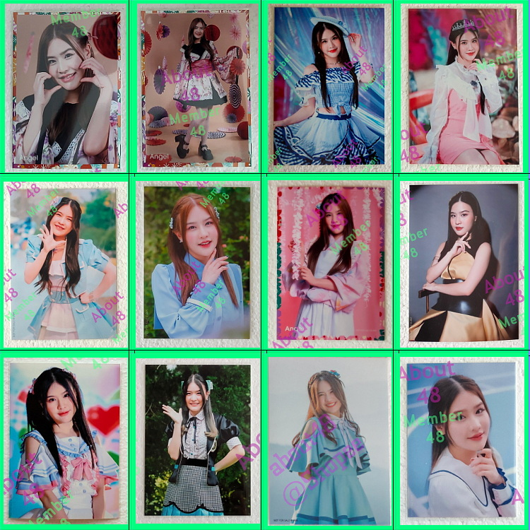 [ แองเจิ้ล CGM48 ] (2) รูปปก รูปสุ่ม Lip Gloss ลอยกระทง Gingham Check Eien Pressure เชียงใหม่106 ...