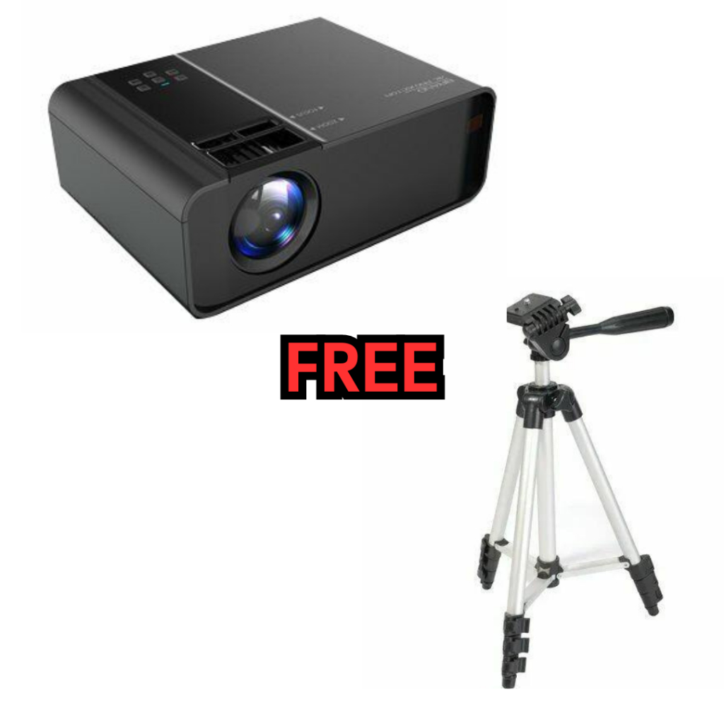 Projecter G86 6000 LENS Android Mini Projector โปรเจคเตอร์ HD WIFI LCD ...