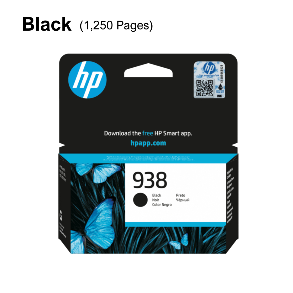 HP 938 Original Ink Cartridge ตลับหมึก (ปริ้นเตอร์ HP 9110, HP 9120, HP ...